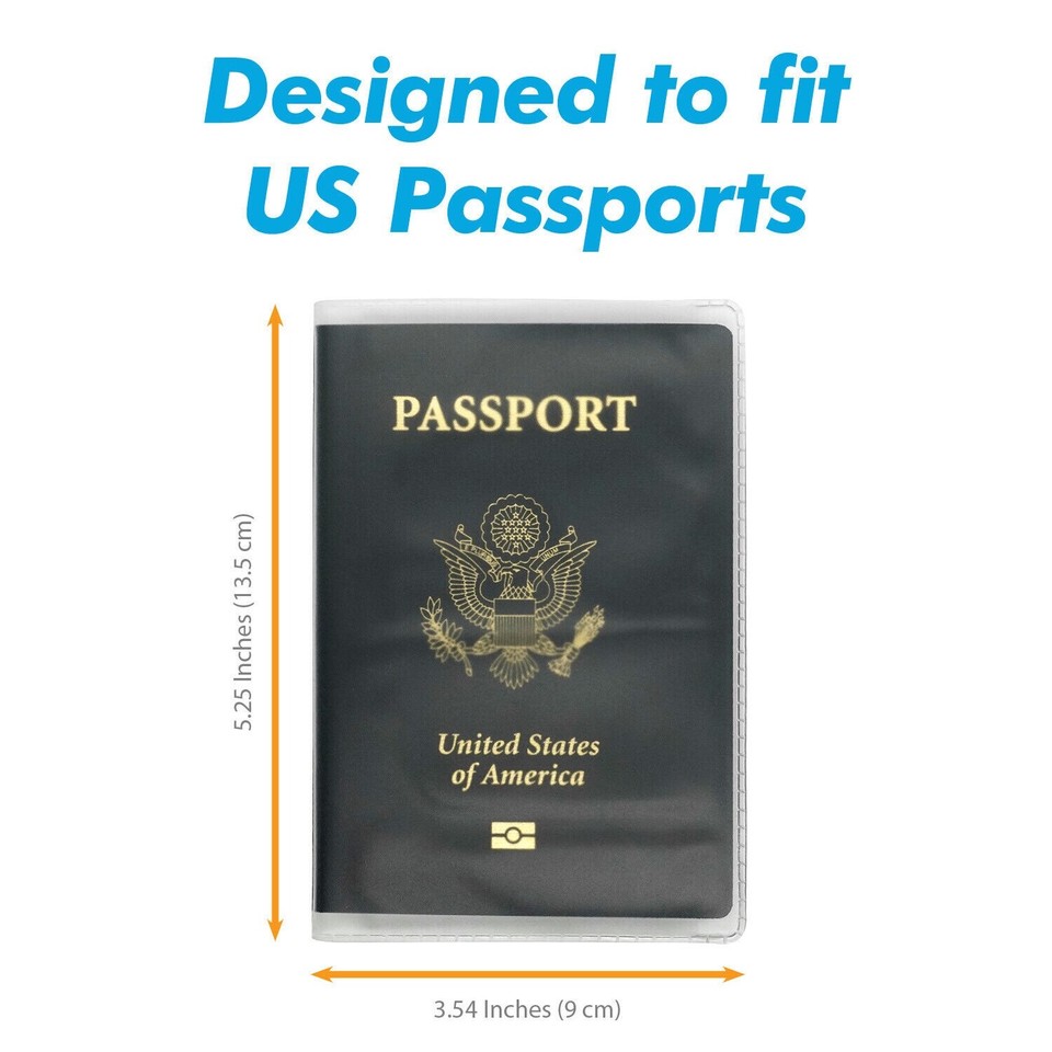 Clear Passport Cover Plastic Protector Vinyl ID Card Protector Case | eBay