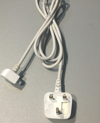 Genuine Apple 3-pin UK Power Adapter Extension / MacBook Air & Pro ...