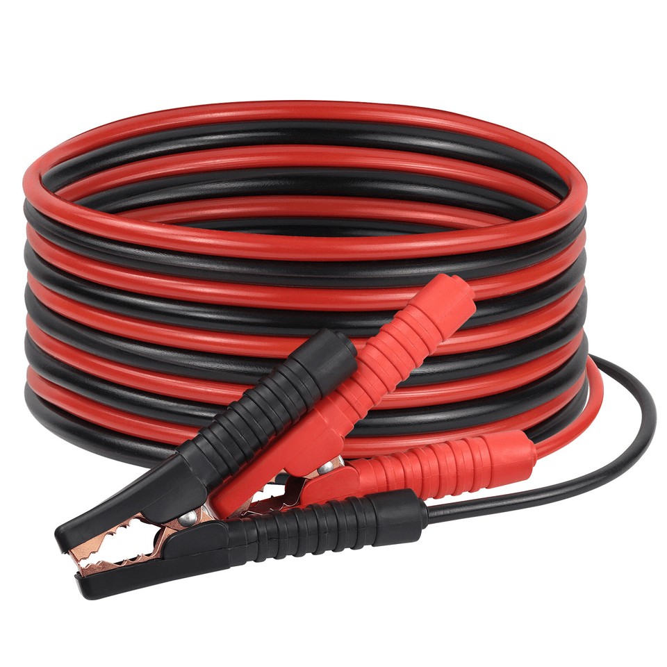 Heavy Duty Power Jumper Booster Cables Commercial Grade Battery 2 Gauge ...