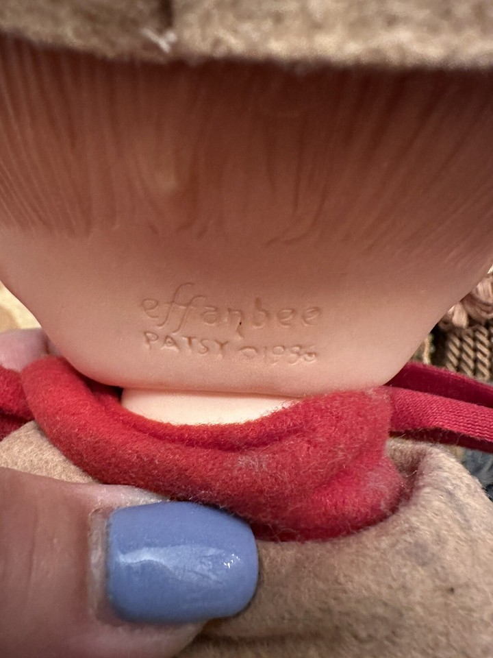 Effanbee Patsy Collection 1987 FB4104 Camel Hair Coat & Hat 14" With ...