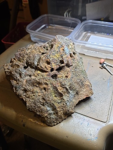 Meteorite: Primitive Achondrite Weight 2,150.4 Gram, Semi Magnetic ...