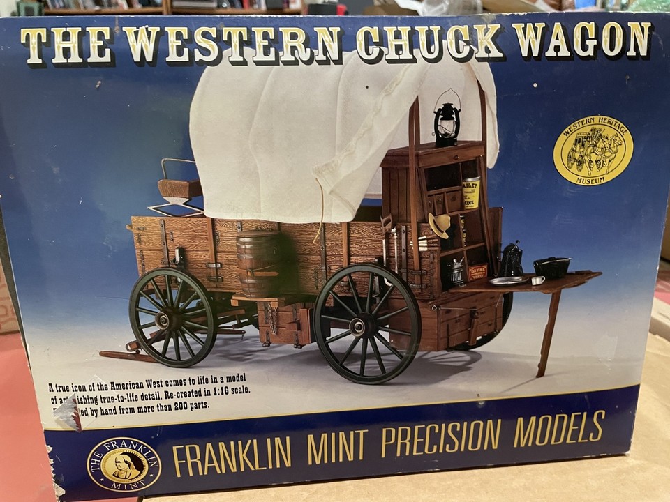 Franklin Mint The Western Chuck Wagon 1/16 Scale Precision Model | eBay