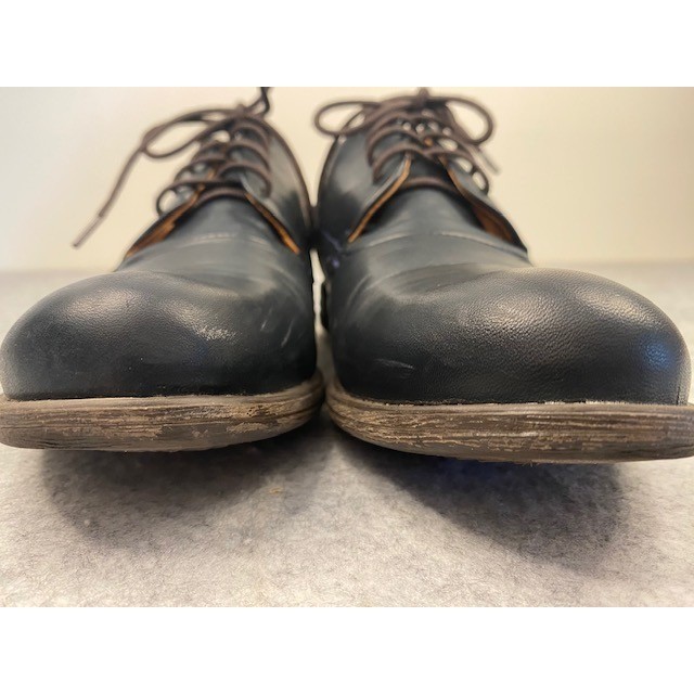 Miz Mooz Letty Oxfords Black Leather Cap Toe Lace Up Block Heel Women ...