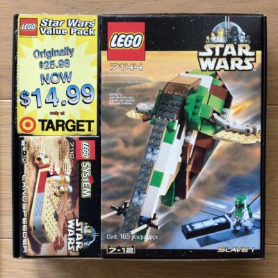 Vintage Star Wars Lego Value Pack FACTORY ERROR Boba Fett 7144 7110 ...