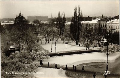 CPA AK NORWAY-Oslo-Studenterlunden med Slottet (333067) | eBay