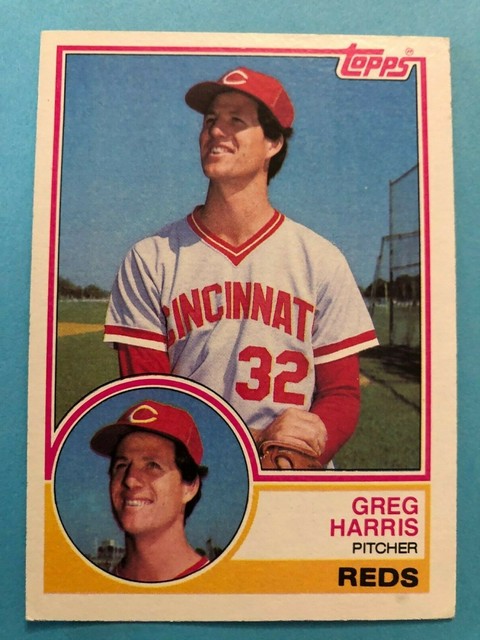 1983 Topps Baseball Card #296 Greg Harris Cincinnati Reds | eBay