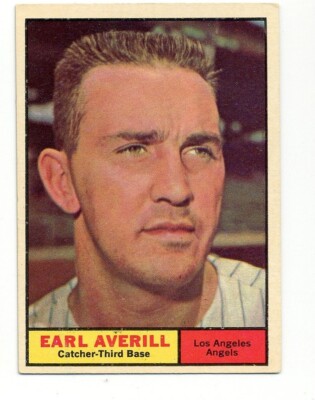 1961 TOPPS LOS ANGELES ANGELS EARL AVERILL #358 EXMT | eBay