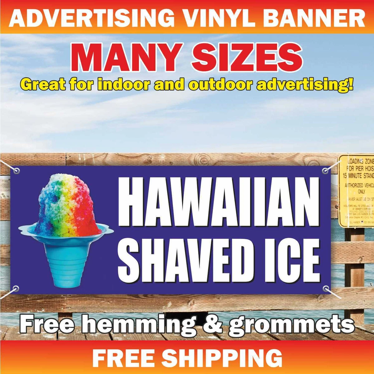 Snow Cone Signs And Banners