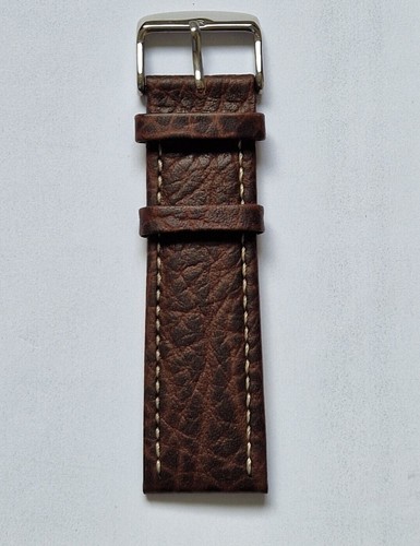 Condor Adria Leather Watch Strap Buffalo Calf 517 Black/Brown White ...