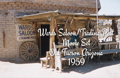 35mm Slide Wards Saloon & Trading Post Old Tucson, Arizona - 1959 | eBay
