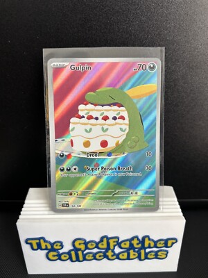 Pokémon TCG Gulpin 154/142 Illustration Rare Stellar Crown Scarlet ...