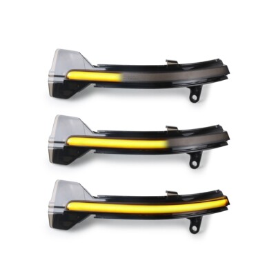 Dynamic LED Side Mirror Turn Signal Indicator Lights For BMW F10 F11 ...