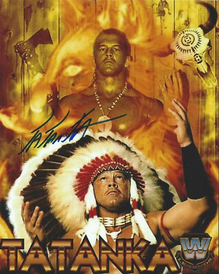 WWE TATANKA Autographed 8x10 WWE - WWF/WCW Pic8 | eBay