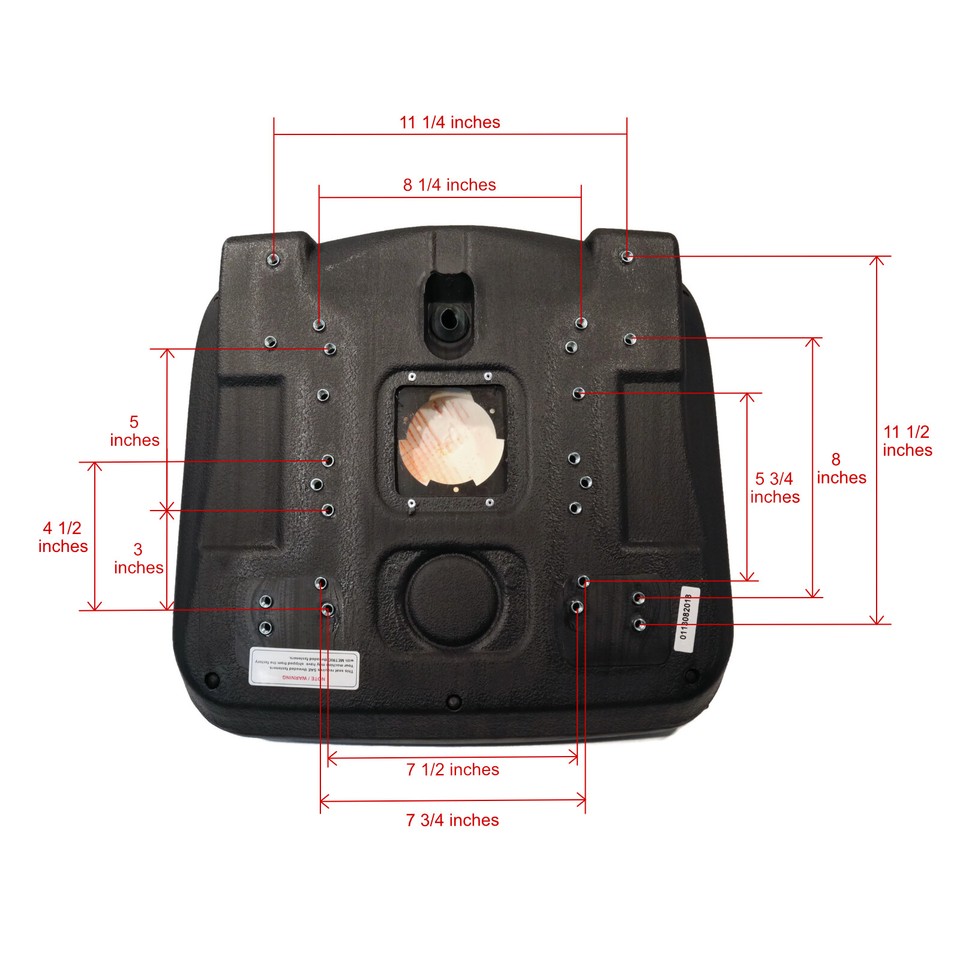 Black High Back Seat for Milsco XB-180, XB180 & Arctic Cat 1506-925 ...