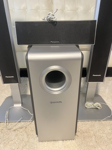 Panasonic Tower Speakers SB-FS940 Stands Home Theater Subwoofer SB-W940 ...