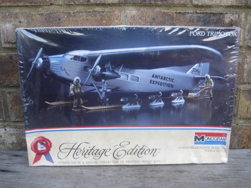 Monogram Heritage Edition 6056 Ford Trimotor Plane 1/72 Scale Model Kit ...