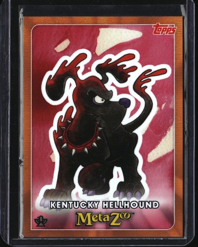 MetaZoo KENTUCKY HELLHOUND #32 (Topps Holo Aura Cryptid Nation) NM/Near ...