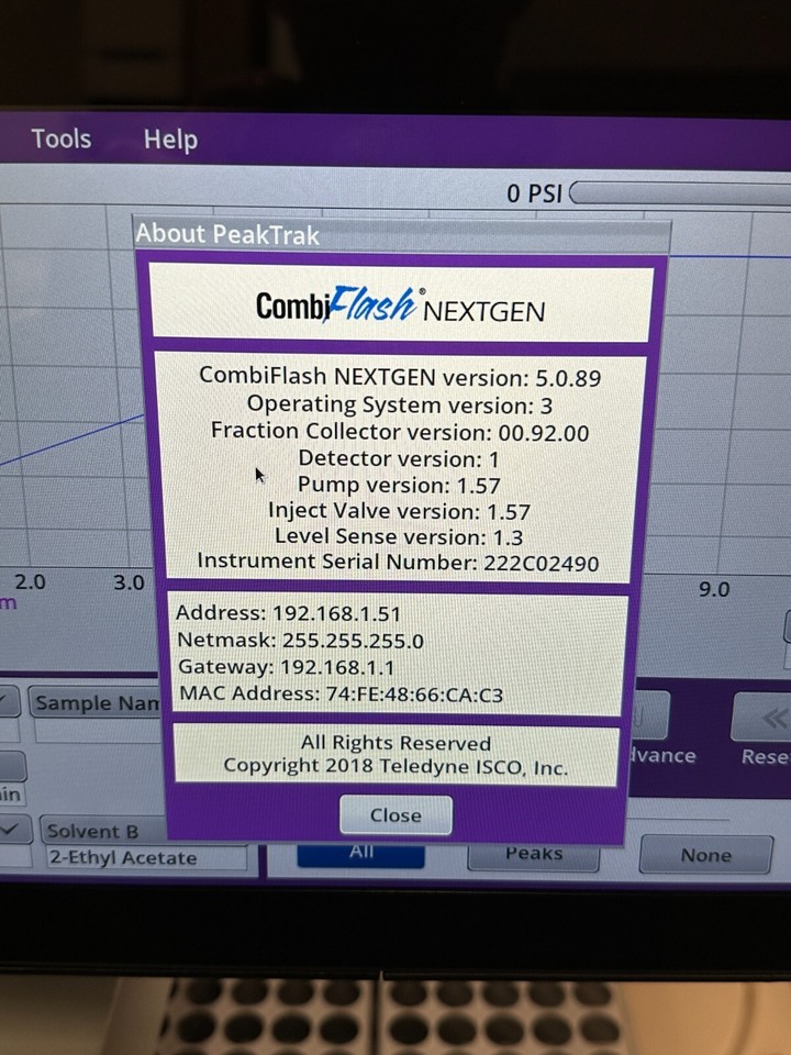 Teledyne Isco Combiflash NextGen 300+ Flash Chromatography System | eBay