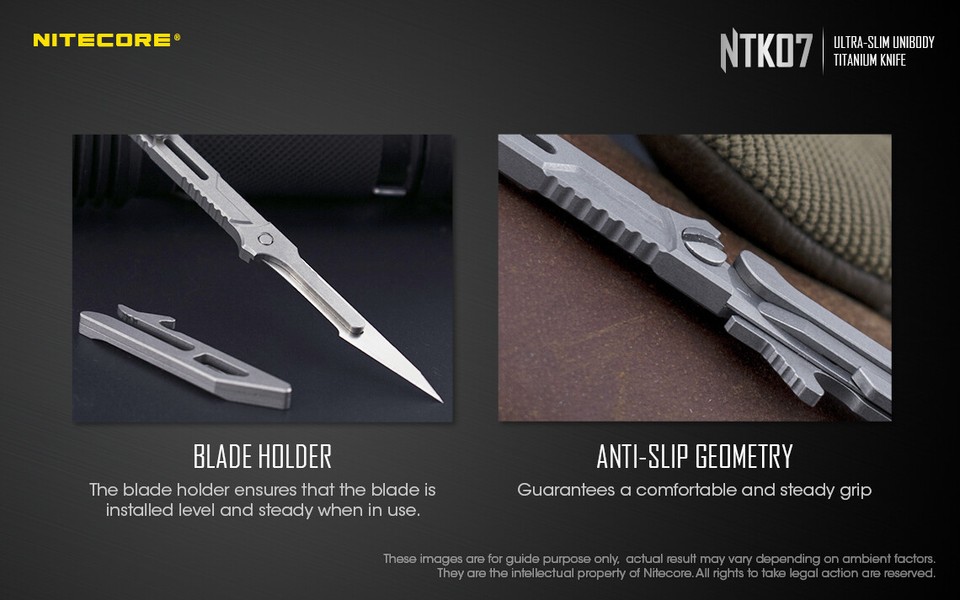 NITECORE NTK07 Titanium Knife for EDC | eBay