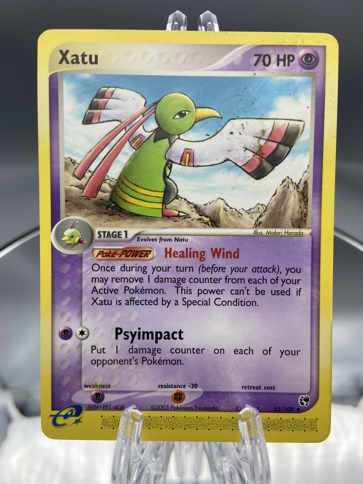 Xatu 55/100 EX Sandstorm 2003 Non Holo Pokemon Card LP Light Play | eBay
