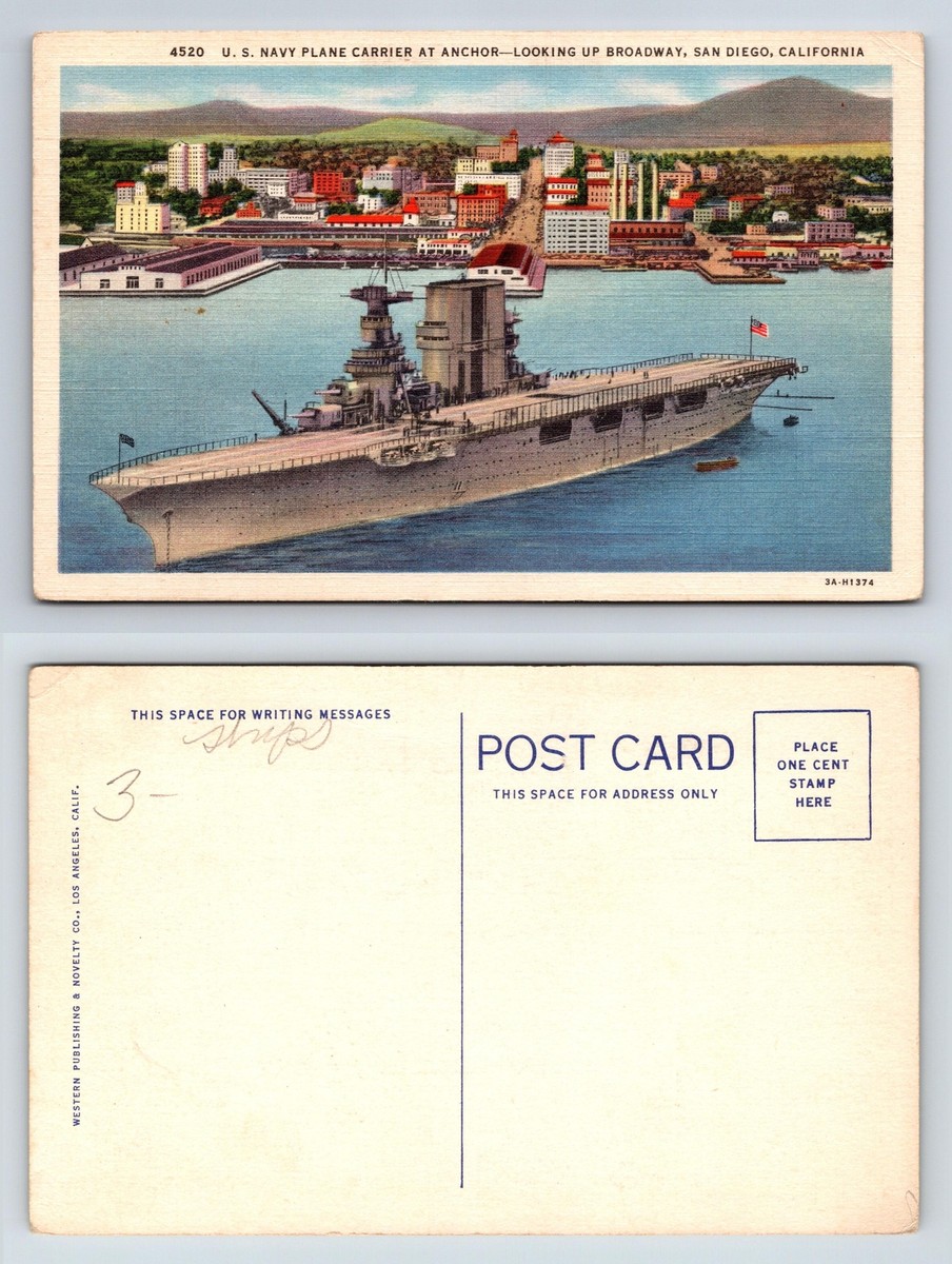 Navy Vintage Us Postcards WW1 Recruitment Poster For The US Navy, 1917