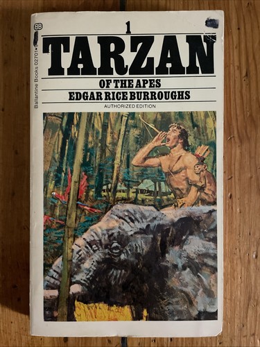Edgar Rice Burroughs: Tarzan of the Apes (Book #1) 1972 Ballantine ...