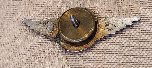 WW2 Aircraft Warning Service AWS Pin Observer Wings Asst. Chief Army ...