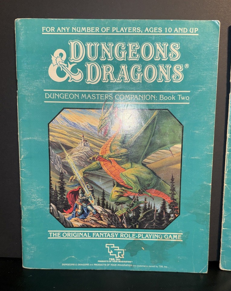 Vtg D&D Companion Book Set 1984 First Printing Books Only Dungeons ...