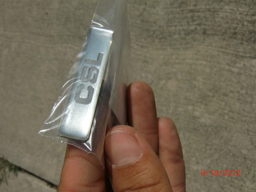 BMW E46 M3 Fender Grille EMBLEM BADGE ((CSL)) LOGO ORIGNAL Genuine RARE ...