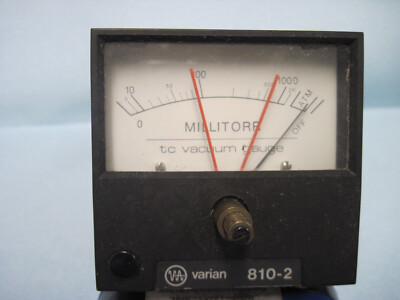 Varian Model 810-2 Double Set Point Thermocouple Vacuum Gauge ...