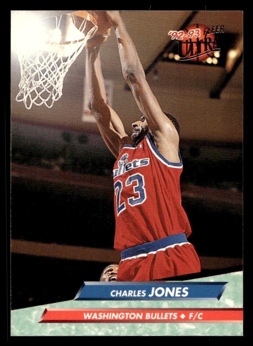 Ultra Charles Jones 1992 #369 Washington Bullets | eBay