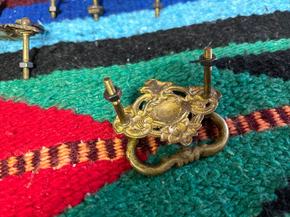 Antique Singer Treadle Sewing Machine Drawer Pull Brass | eBay