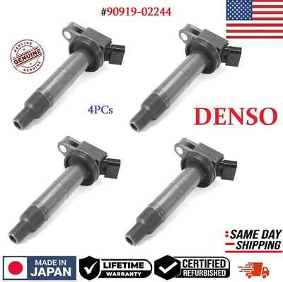 GENUINE DENSO Ignition Coils For 2001-2008 TOYOTA Rav4 2.4L #90919 ...