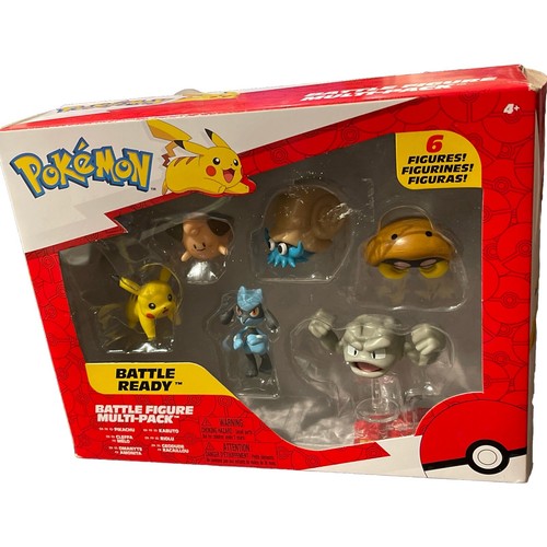 Pokemon Battle Figure Multi-Pack Pikachu Cleffa Omanyte Kabuto Riolu ...