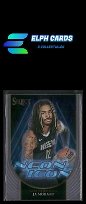 2023-24 Select #24 Ja Morant Neon Icon | eBay
