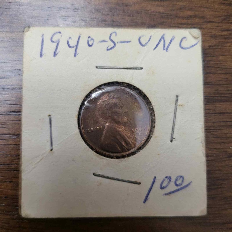 Rare 1940 Lincoln Wheat Penny No Mint Mark Very Rare Coin Collection ...