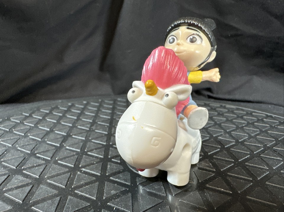 2017 McDonald's Despicable Me 3 #6 Fluffy Unicorn Agnes Toy_ | eBay