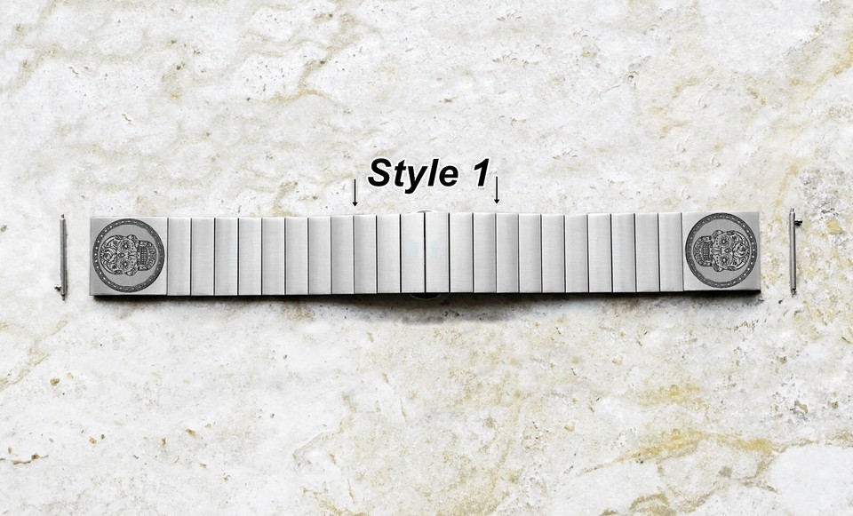 Sugar Skull Engraved Band for Garmin Vivoactive 4 and Forerunner 570 ...