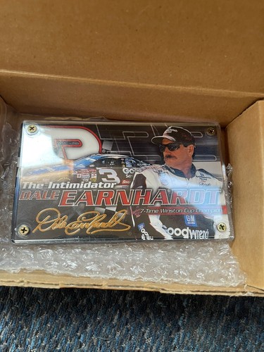 Dale Earnhardt “THE INTIMIDATOR” 24k Gold Autograph Signature Card | eBay