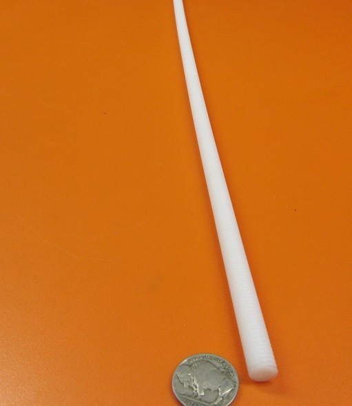 Delrin Acetal Threaded Rods RH, White, 3/8"-16 x 2 Foot Long | eBay