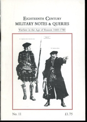 EIGHTEENTH CENTURY MILITARY NOTES & QUERIES / WARFARE IN THE AGE OF ...