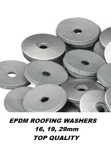 BONDED TEK SCREW SEALING ROOFING WASHERS EPDM RUBBER WATERPROOF 16mm 19mm 29mmØ | eBay UK