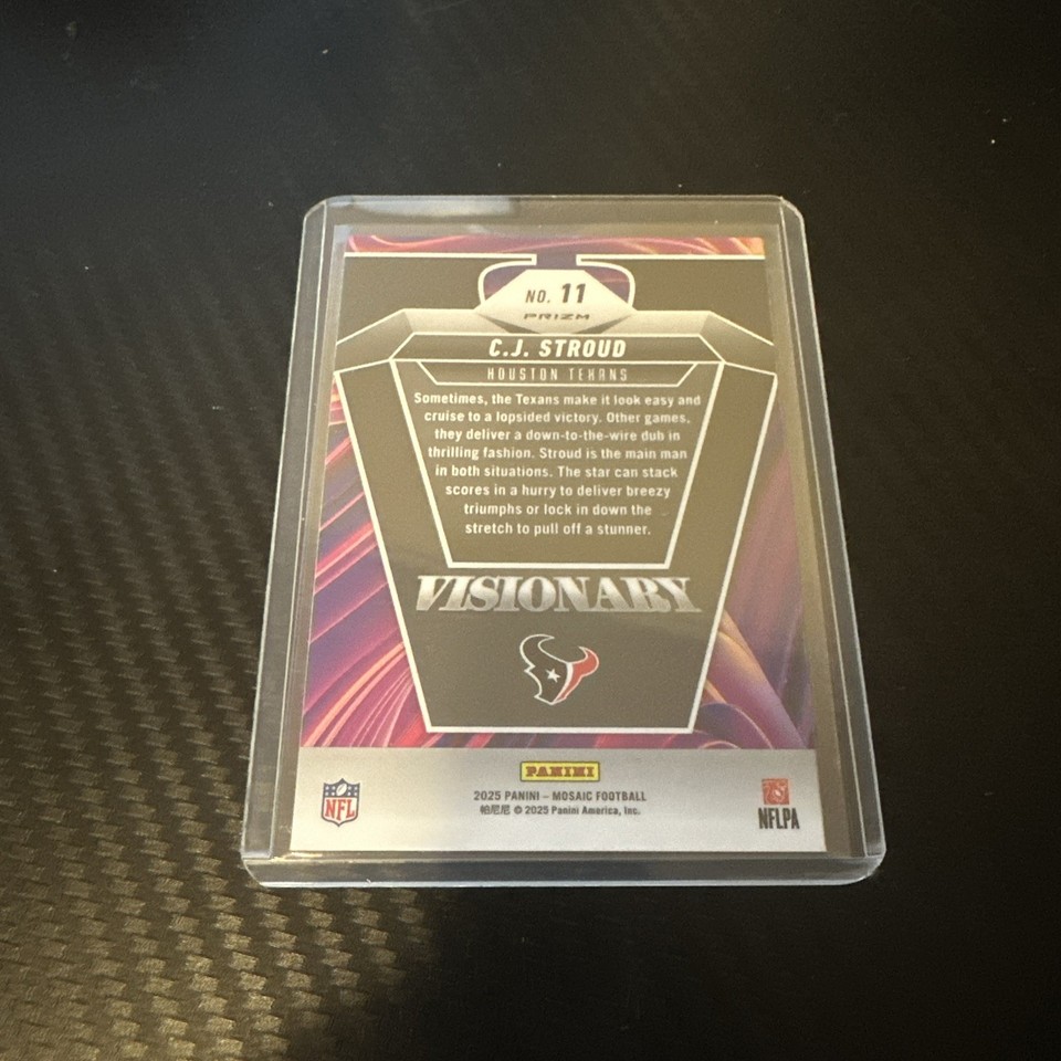 2025 Mosaic C.J. Stroud Visionary Case Hit Houston Texans SSP | eBay