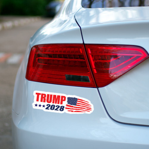 Trump 2028 bumper sticker vinyl decal label President Keep America ...