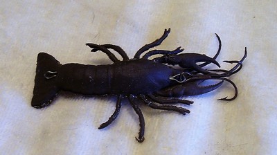 UNKNOWN WEIGHTED SOFT RUBBER CRAWFISH LURE 12/014/16 | eBay