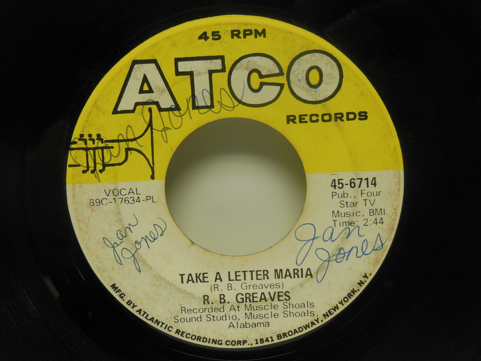 R.B. Greaves: Take A Letter Maria / Big Bad City. 45 RPM, VG+ | eBay