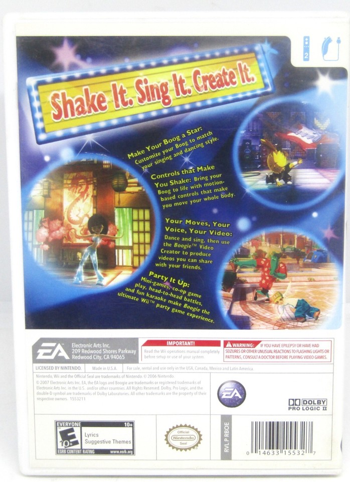Nintendo Wii, Boogie Game Complete with Manual. | eBay