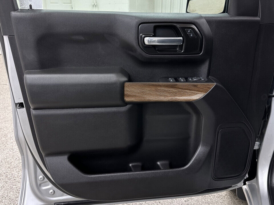 Wood Grain Interior Decoration Trim Cover Kit For Chevy Silverado 2019 ...