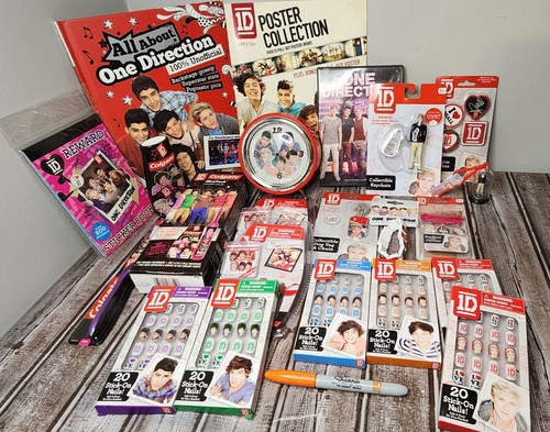 1D One Direction Collection Lot Keychains Toothbrush Stickers Poster ...