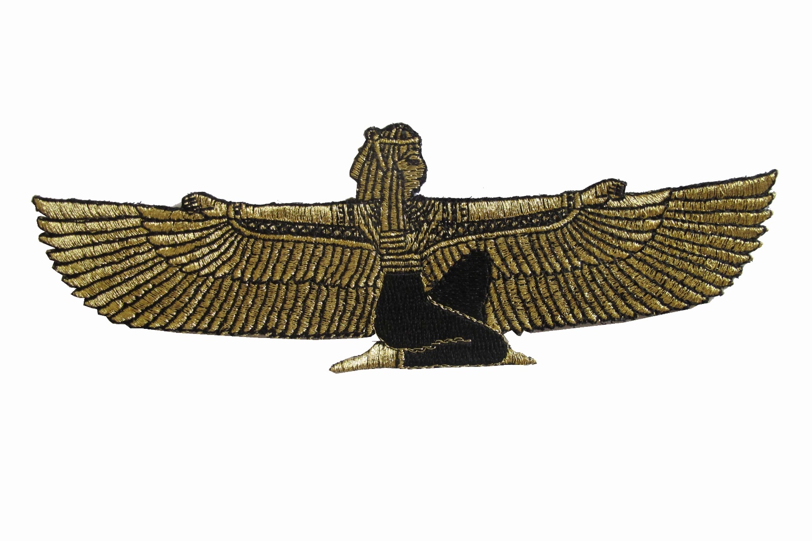 #5083B Gold,Black Temple of Isis,Isis,Egypt Embroidery Iron On Applique ...